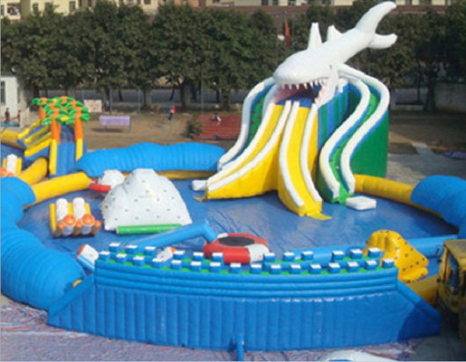Good Tension Family Round Inflatable Swimming Pool Fireproof For Children