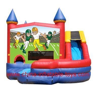 Durable Children's Inflatable Amusement Park 420D Oxford Cloth Bouncy Castle