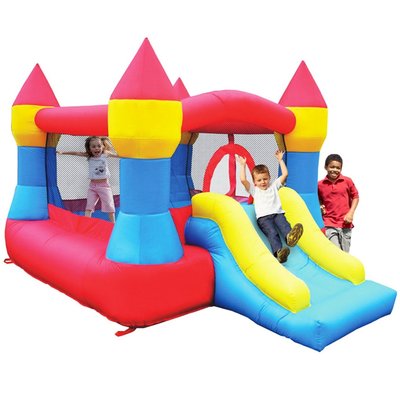 Durable Children's Inflatable Amusement Park 420D Oxford Cloth Bouncy Castle