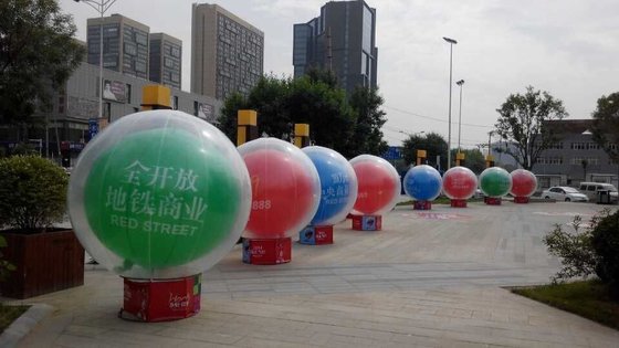 Colorful Decorative PVC Inflatable Advertising Balloons 3 Years Warranty