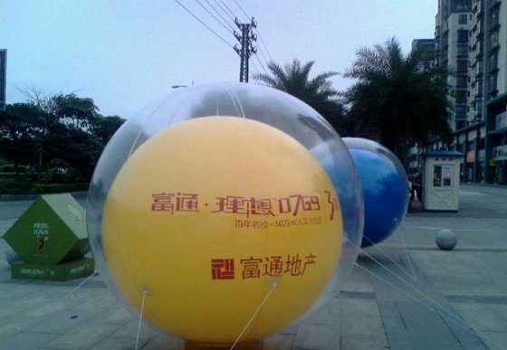 1.5 Meters colorful Decorative pvc Inflatable Balloon For The Mall Decoration Ad