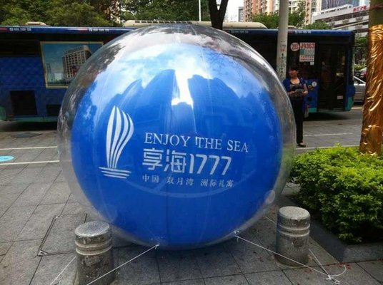1.5 Meters colorful Decorative pvc Inflatable Balloon For The Mall Decoration Ad