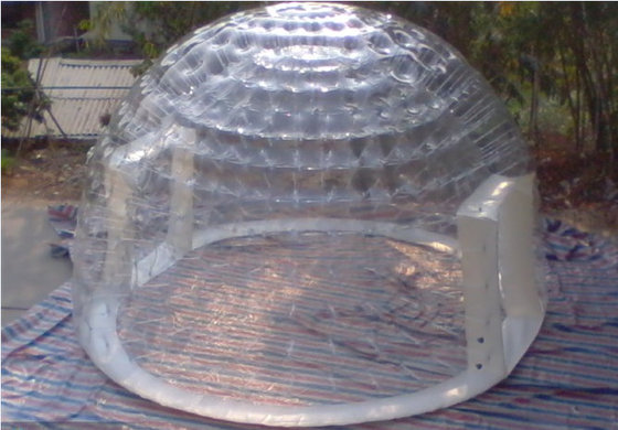 Round Inflatable Party Tent 420D Oxford Inflatable Event Tent 1 Year Warranty