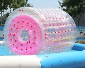 0.8 Mm PVC Inflatable Rolling Cylinder Inflatable Water Floats 1 Year Warranty