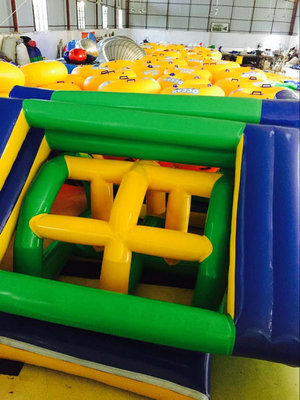 Giant Outdoor Inflatable Combos PVC Inflatable Water Park With Digital Printing