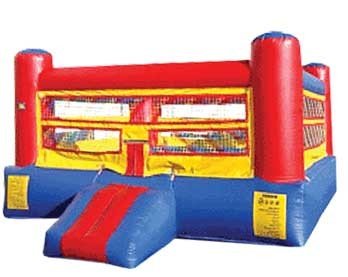 Continuous Air Supplying Inflatable Sports Games Square Boxing Playground PVC