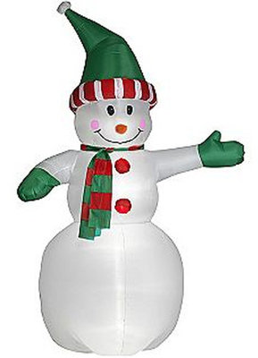 Summe versiegelte aufblasbare Schneemann-PVC kundengebundene Explosions-Weihnachtsdekorationen