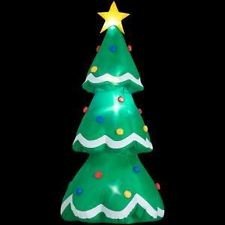 0.8 M - 4 M Inflatable Cartoon Characters Green Inflatable Christmas Decoration Tree