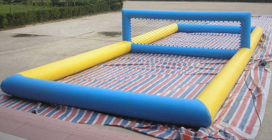 Water Surface Volleyball Playing Court PVC Inflatable Interactive Games