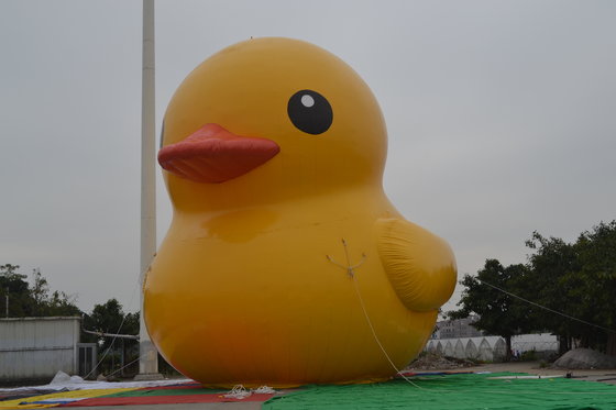 Aufblasbare gelbe Ente aufblasbare Karikatur PVCs 3 Meter - 15 Meter-Höhe