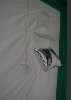 PVC Inflatable Outdoor Convenient Easy to Open with a Toilet Tent for Camping