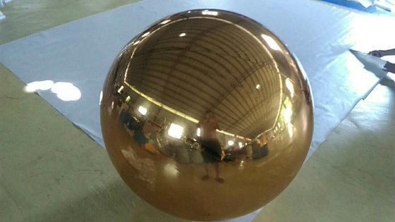 Inflatable Gold Mirror Ball Ornaments / Inflatable Glitter Ball