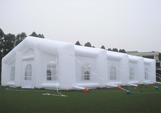 40*5M Tarpaulin Large Inflatable Tent For Family / Inflatable Party Tent