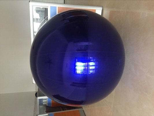 1M Inflatable Mirror Ball Balloons With Logo Printed Purple And Blue
