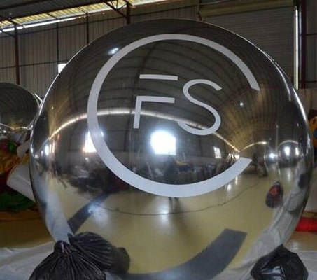 Big Commerical Inflatable Mirror Ball / Plastic Spheres with Customized Logo Printing