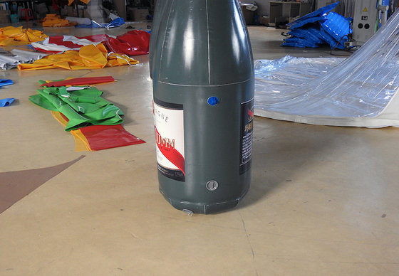 Durable 0.6MM PVC Tarpaulin Inflatable Drink Can For Advertising