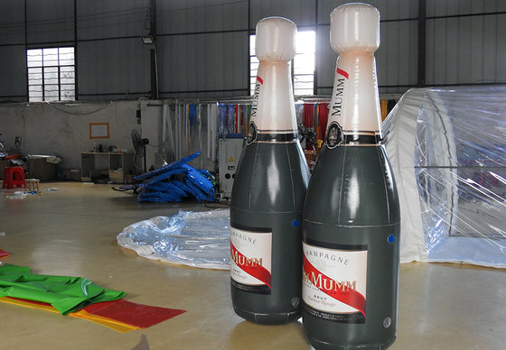 Durable 0.6MM PVC Tarpaulin Inflatable Drink Can For Advertising