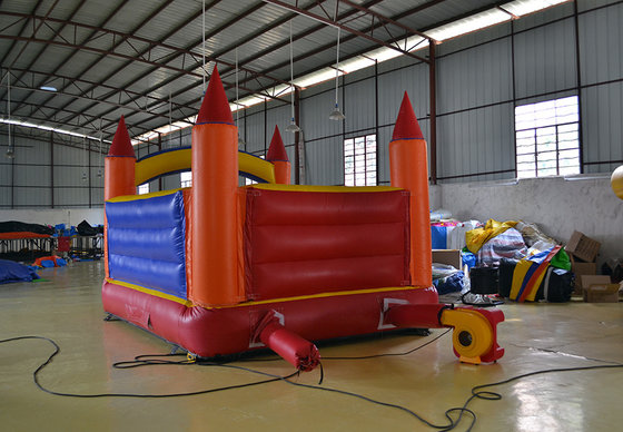Interesting PVC Inflatable Bouncy Castles / Small Red Inflatable Sport Game