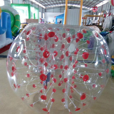 1.5M Transparent Human Inflatable Bumper Bubble Ball 1 year warranty