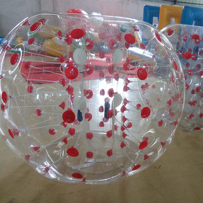 1.5M Transparent Human Inflatable Bumper Bubble Ball 1 year warranty