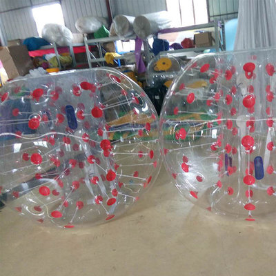1.5M Transparent Human Inflatable Bumper Bubble Ball 1 year warranty