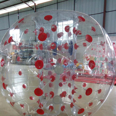 1.5M Transparent Human Inflatable Bumper Bubble Ball 1 year warranty