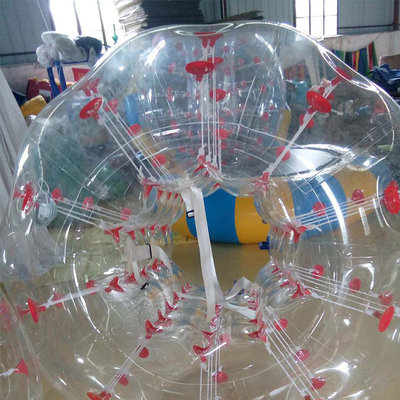 1.5M Transparent Human Inflatable Bumper Bubble Ball 1 year warranty