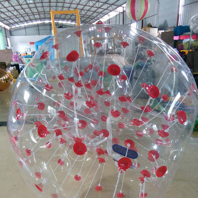 1.5M Transparent Human Inflatable Bumper Bubble Ball 1 year warranty