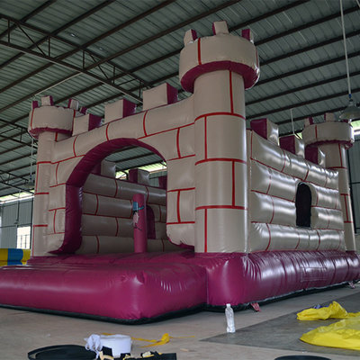 Interesteing Cartoon Castles Inflatable Bounce House With Air Pump And Repair Kits