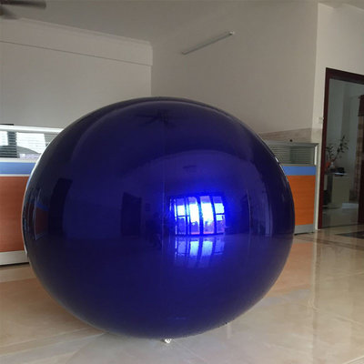 1.5m Blue Inflatable Mirror Ball / Inflatable Balloon For Advertising