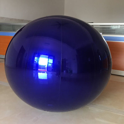 1.5m Blue Inflatable Mirror Ball / Inflatable Balloon For Advertising