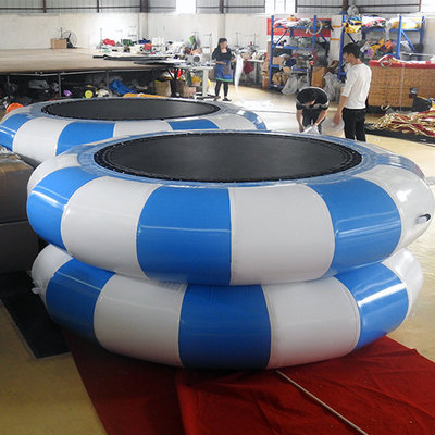 Green And Yellow Inflatable Jumpers / Inflatable TrampolineFor Children Or Adults