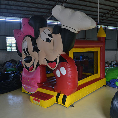 Inflatable Toy Mini Cartoon Bouncer  / Princess Bouncer For Chiildren In The Park
