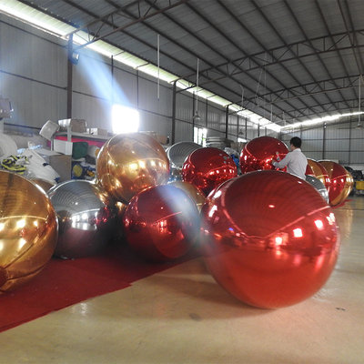 1.5m Sliver Inflatable Mirror Ball / Custom Inflatable Advertising Air Balloons