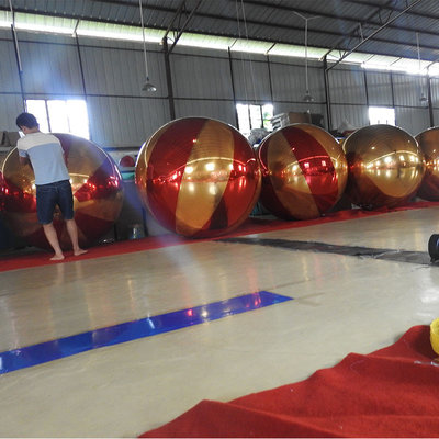 1.5m Sliver Inflatable Mirror Ball / Custom Inflatable Advertising Air Balloons