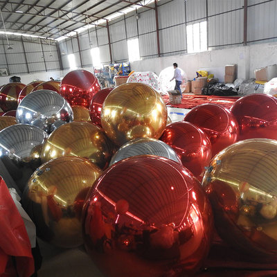 1.5m Sliver Inflatable Mirror Ball / Custom Inflatable Advertising Air Balloons