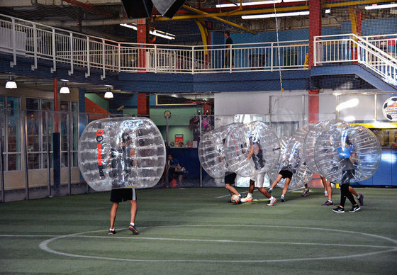 0.55mm PVC Tarpaulin Material Inflatable Collision Ball , Inflatable Sports Toys