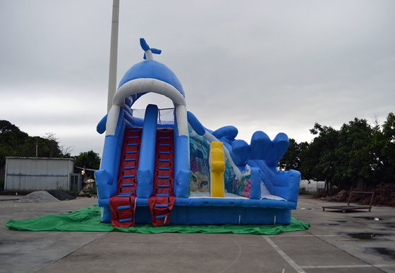 Customized Durable Giant Inflatable Slide Material PVC And Tarpaulin With Fireproof