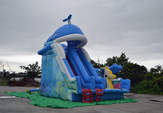 Customized Durable Giant Inflatable Slide Material PVC And Tarpaulin With Fireproof