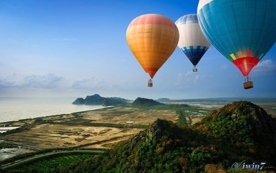 Advertising Customized Inflatable Hot Air Balloon Flights For Party