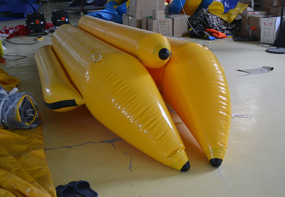 Adult Seaside Inflatable Water Toys , Inflatable Water Banana Boat