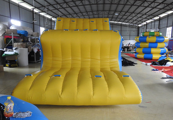 PVC Inflatable Water Seesaw For Family , School 3.6 * 3.6 * 2m