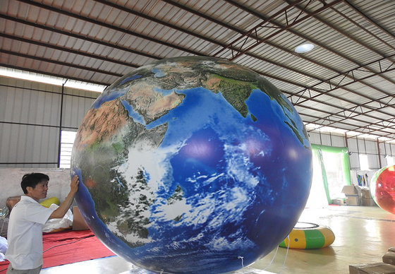 Opening Ceremony Inflatable Advertising Balloons / Inflatable Earth Ball