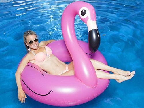 Custom Lovely Animal Shape Inflatable Swim Ring For Children / adult , PVC Pool Float