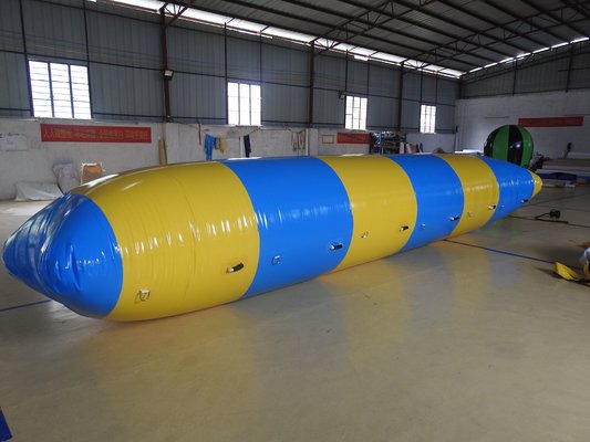 Outdoor Inflatable Water Toys , Combination Inflatable Water Trampoline With Slide