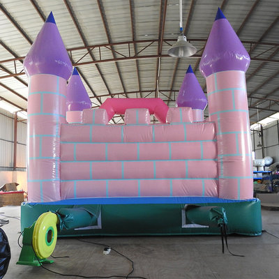 Tarpauline Inflatable Toy For Kids / Inflatable Camelot Bounce House Mickey Theme