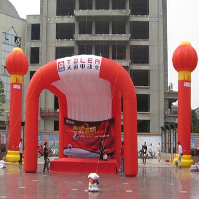 Oxford fabric Inflatable Advertising Products , Inflatable Arch Tent For Exhibition Booth With Printed Logo