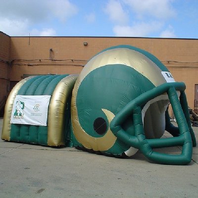 Giant PVC Tarpaulin Inflatable Tunnel Tent for Football Game Customized