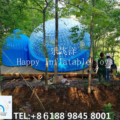 Inflatable Bubble Tent , 4m Diameter  PVC  Outdoor  Traveling Tent Waterproof