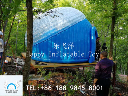 Inflatable Bubble Tent , 4m Diameter  PVC  Outdoor  Traveling Tent Waterproof